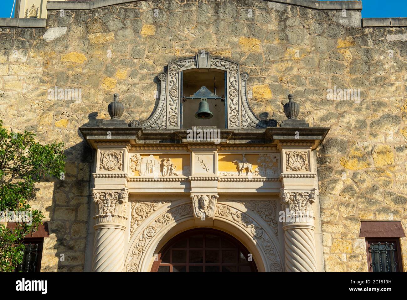 The Alamo Mission gift shop in downtown San Antonio, Texas, USA. The ...