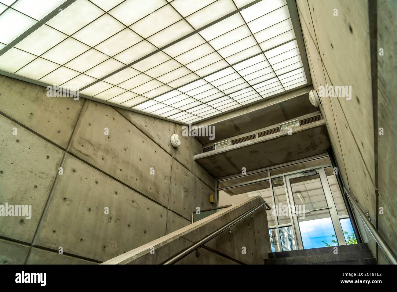 Slanted staircase hi-res stock photography and images - Alamy