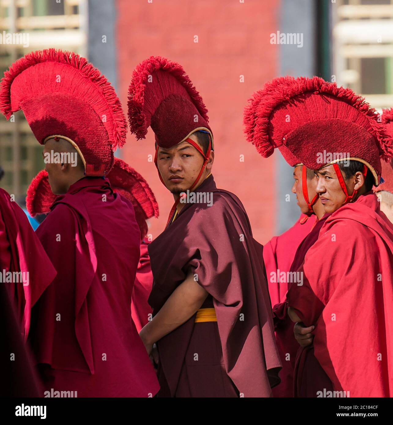 Buddhist monk hats hi-res stock photography and images - Alamy