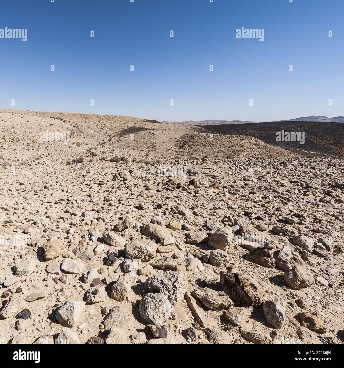 Landscape of the desert in Israel Stock Photo - Alamy