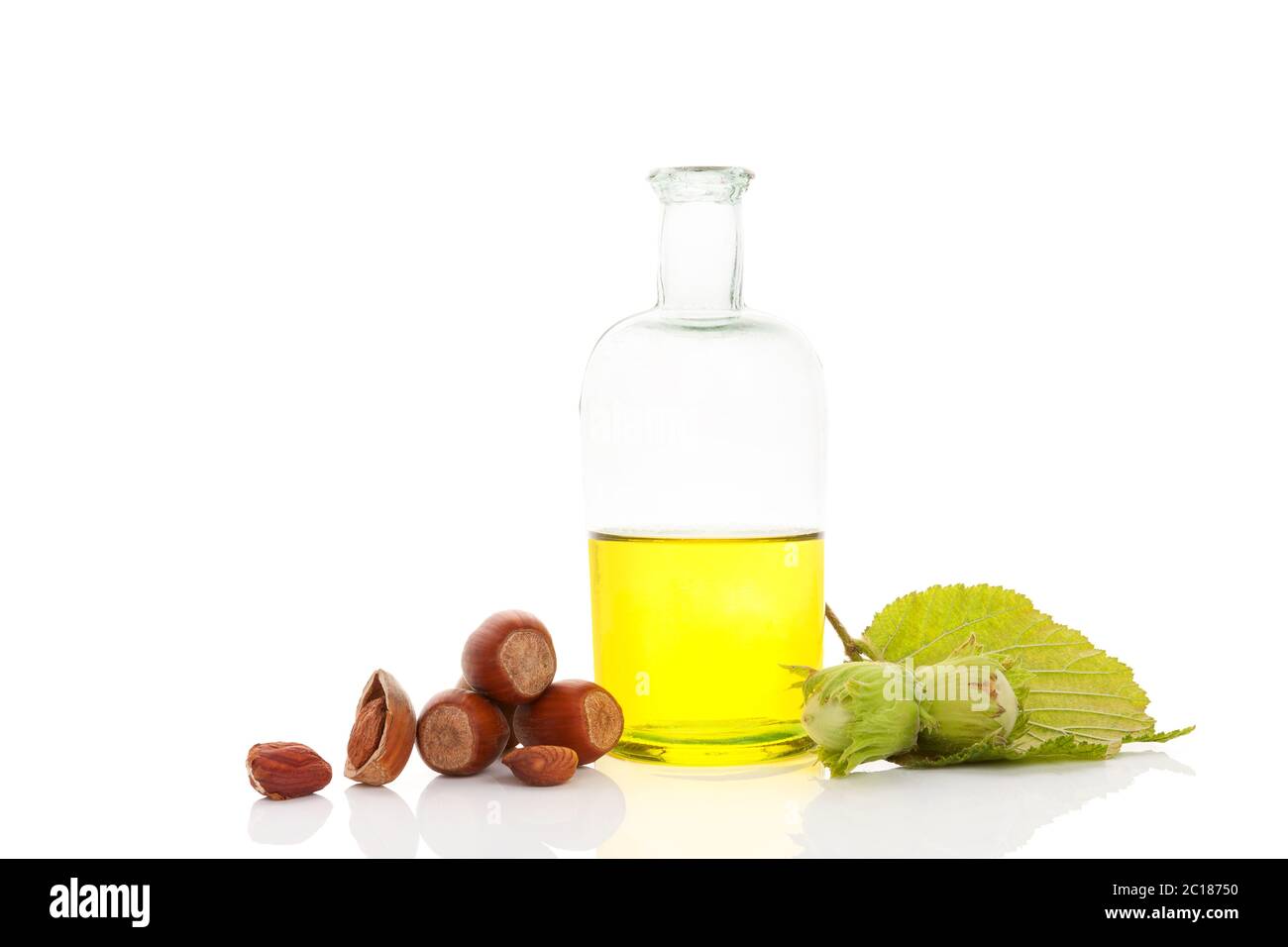 Healthy hazelnut oil Stock Photo - Alamy
