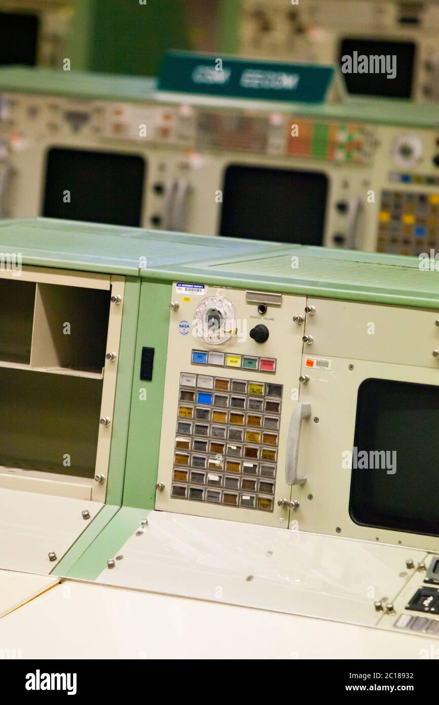 Mission Control Center Houston Texas USA Stock Photo - Alamy