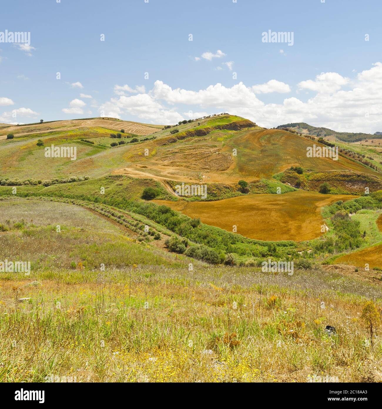 Rural Landscape of Sicily Stock Photo - Alamy
