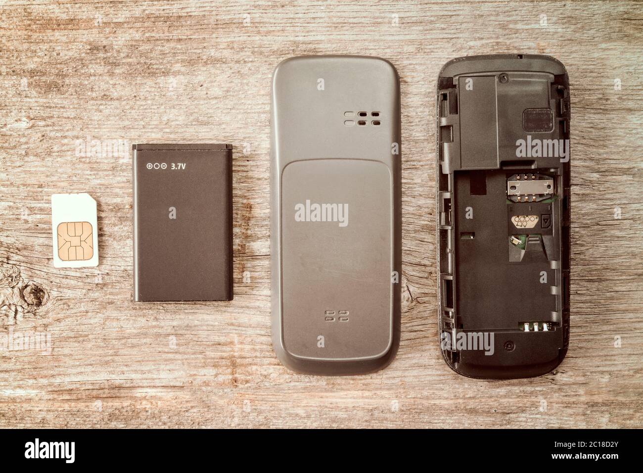 Deconstructing mobile phone Stock Photo - Alamy