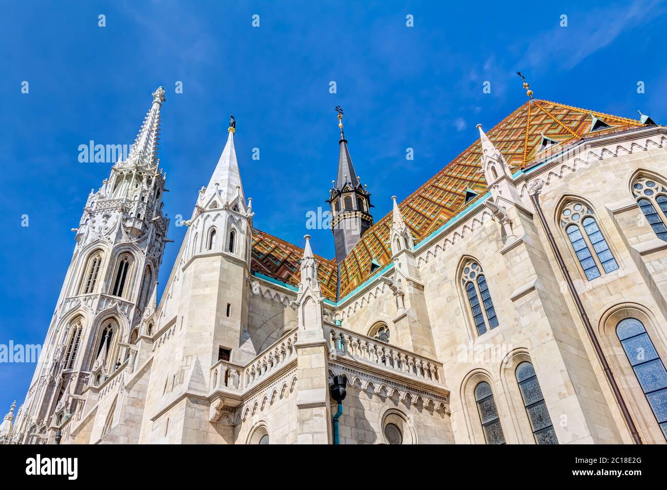 Matthias church in Budapest - Church of our Lady of Buda, Hungary Stock ...