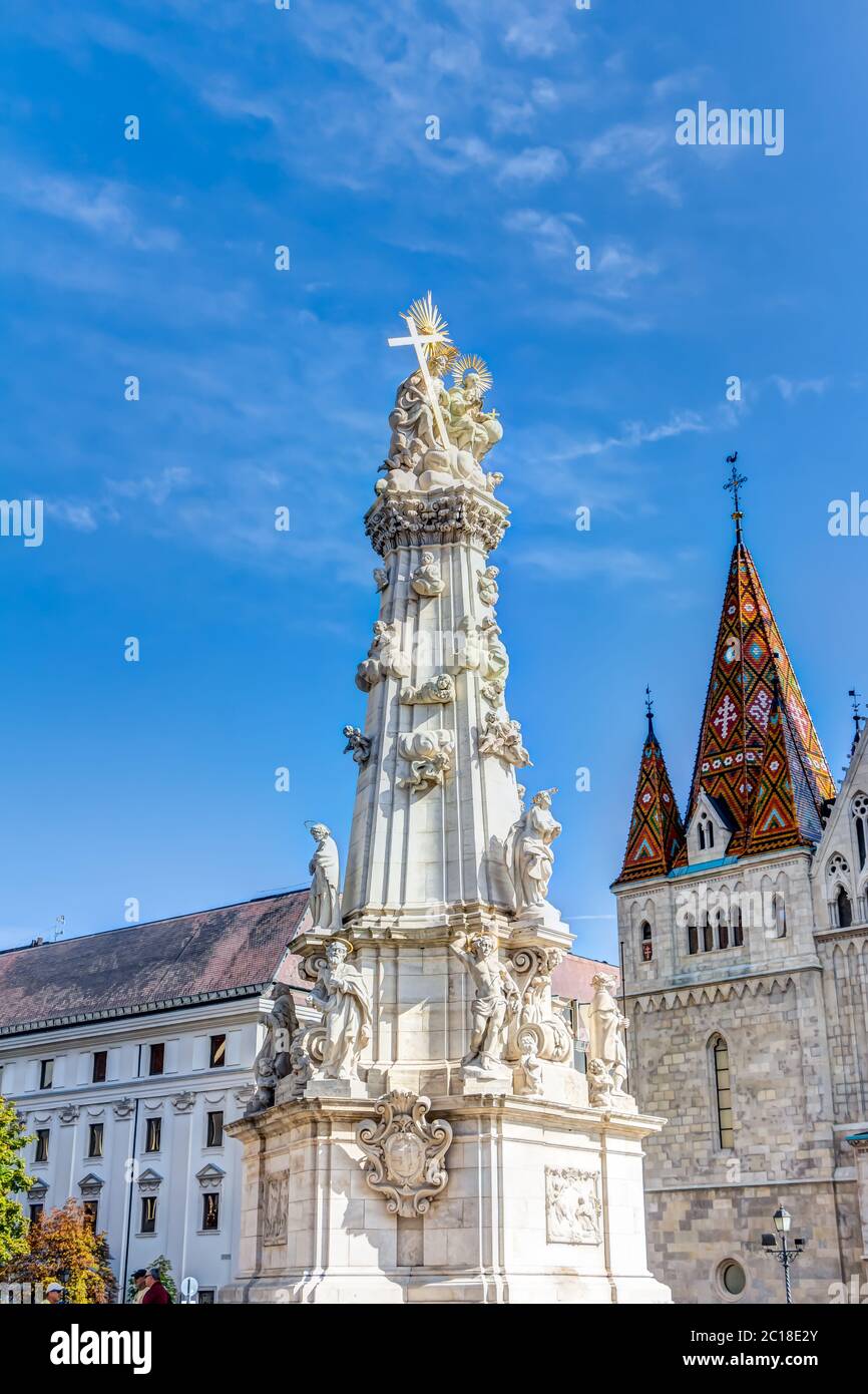 Matthias church in Budapest - Church of our Lady of Buda, Hungary Stock ...