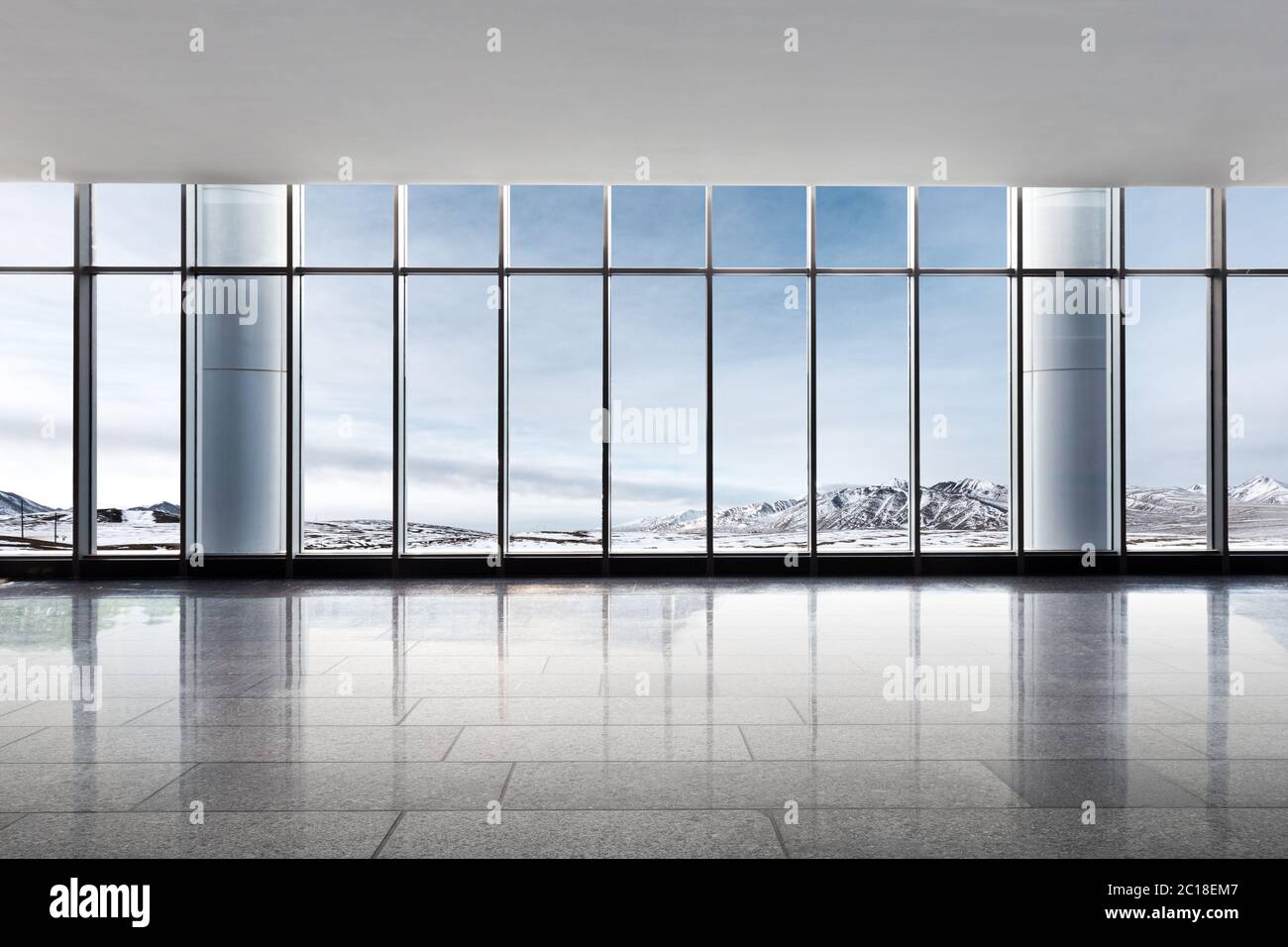 Empty office window hi-res stock photography and images - Alamy