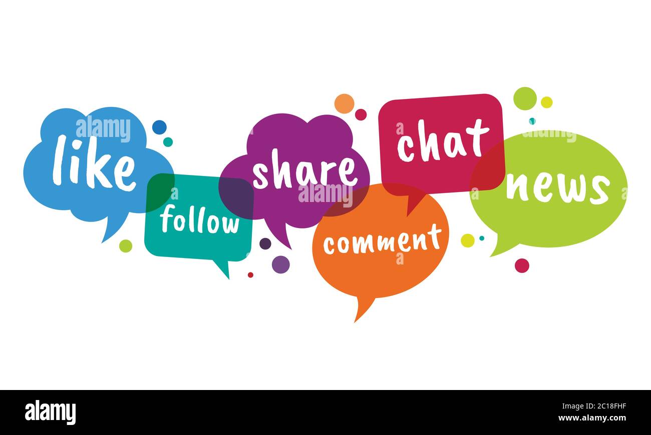 Chat bubble news information Stock Vector Images - Alamy