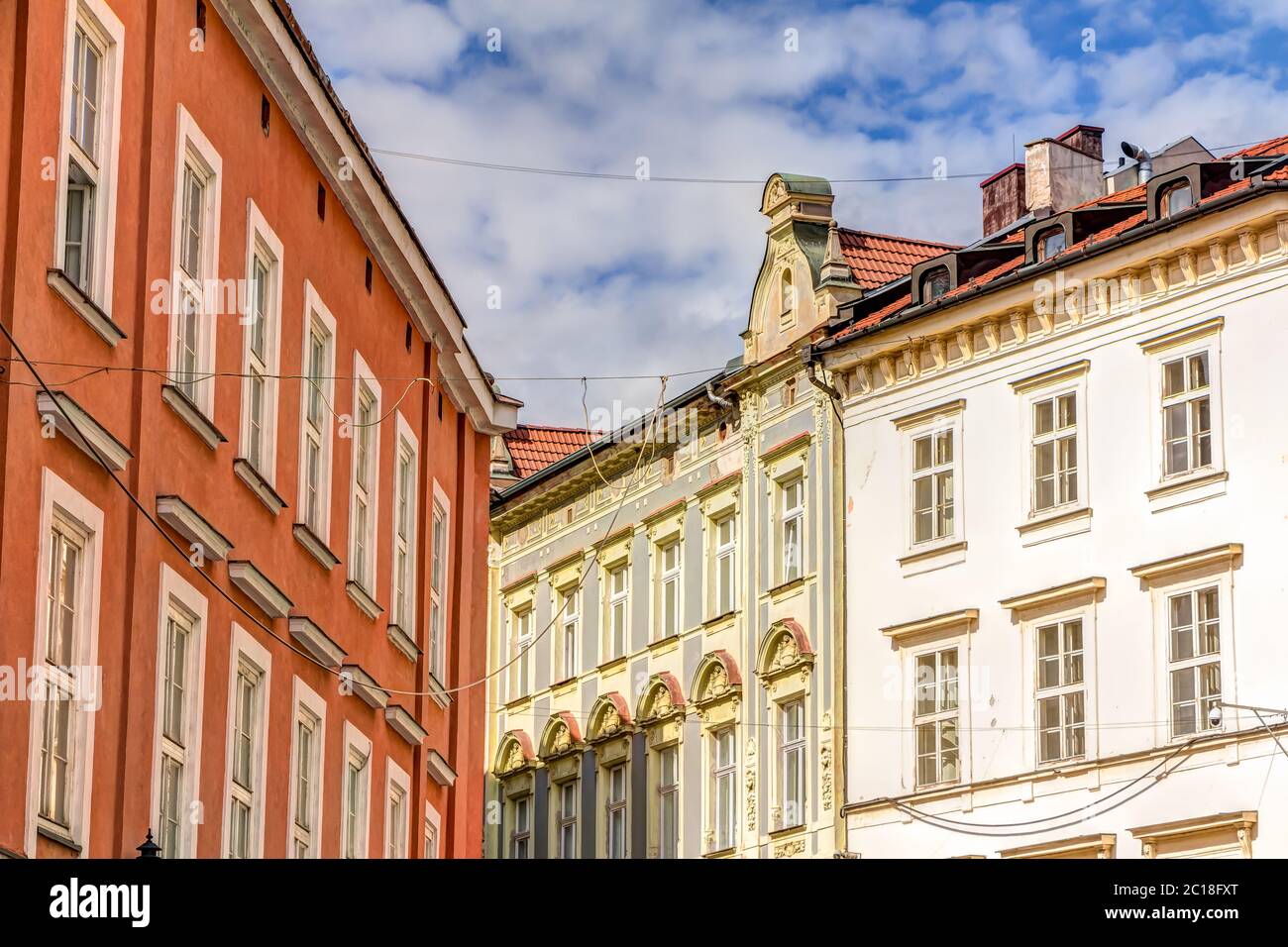 Slovakia bratislava historic downtown building hi-res stock photography ...