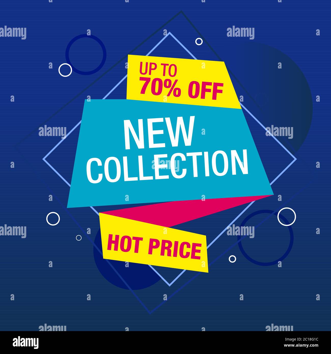 Abstract catchy background design of a promotional product banner ...