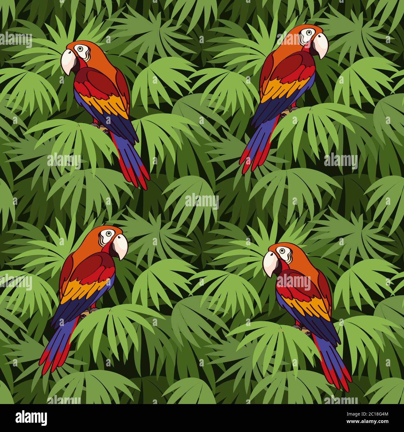 Parrot with leaves hi-res stock photography and images - Alamy