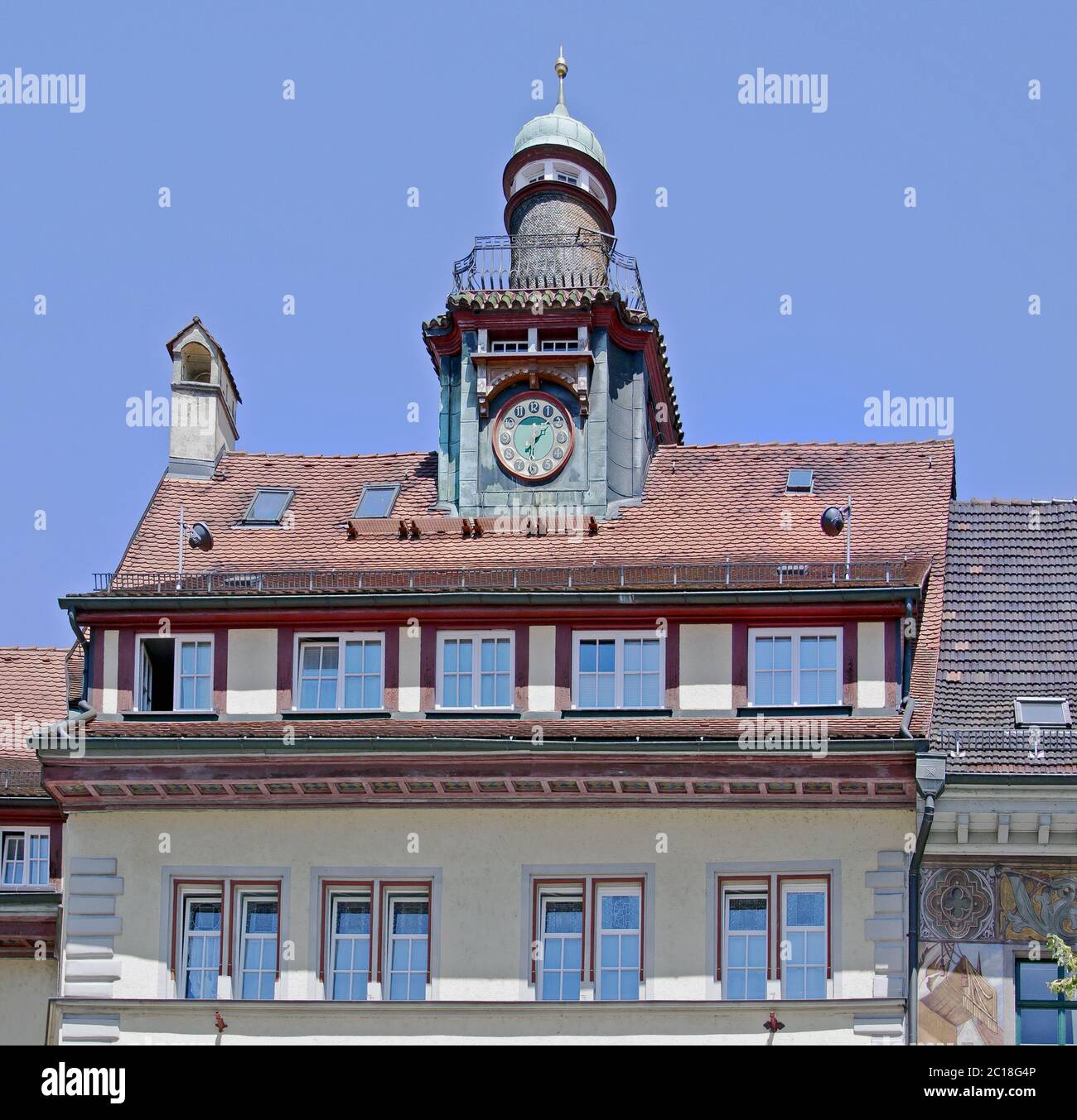 Hotel Restaurant Barbarossa Constance Stock Photo - Alamy