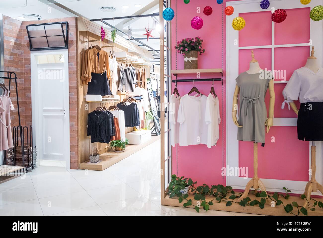 clothes in modern fashion Stock Photo - Alamy