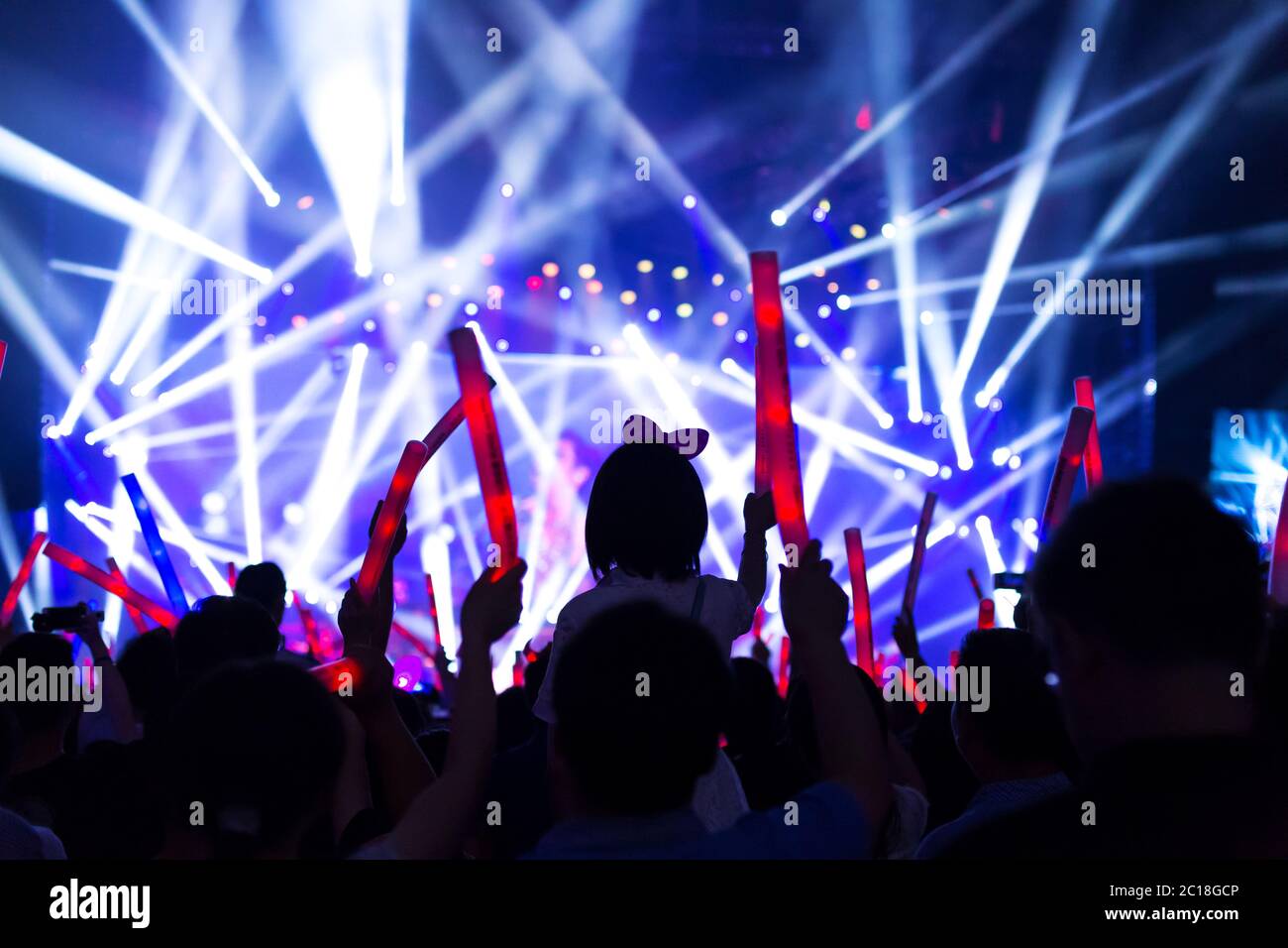 live event of night concert Stock Photo - Alamy