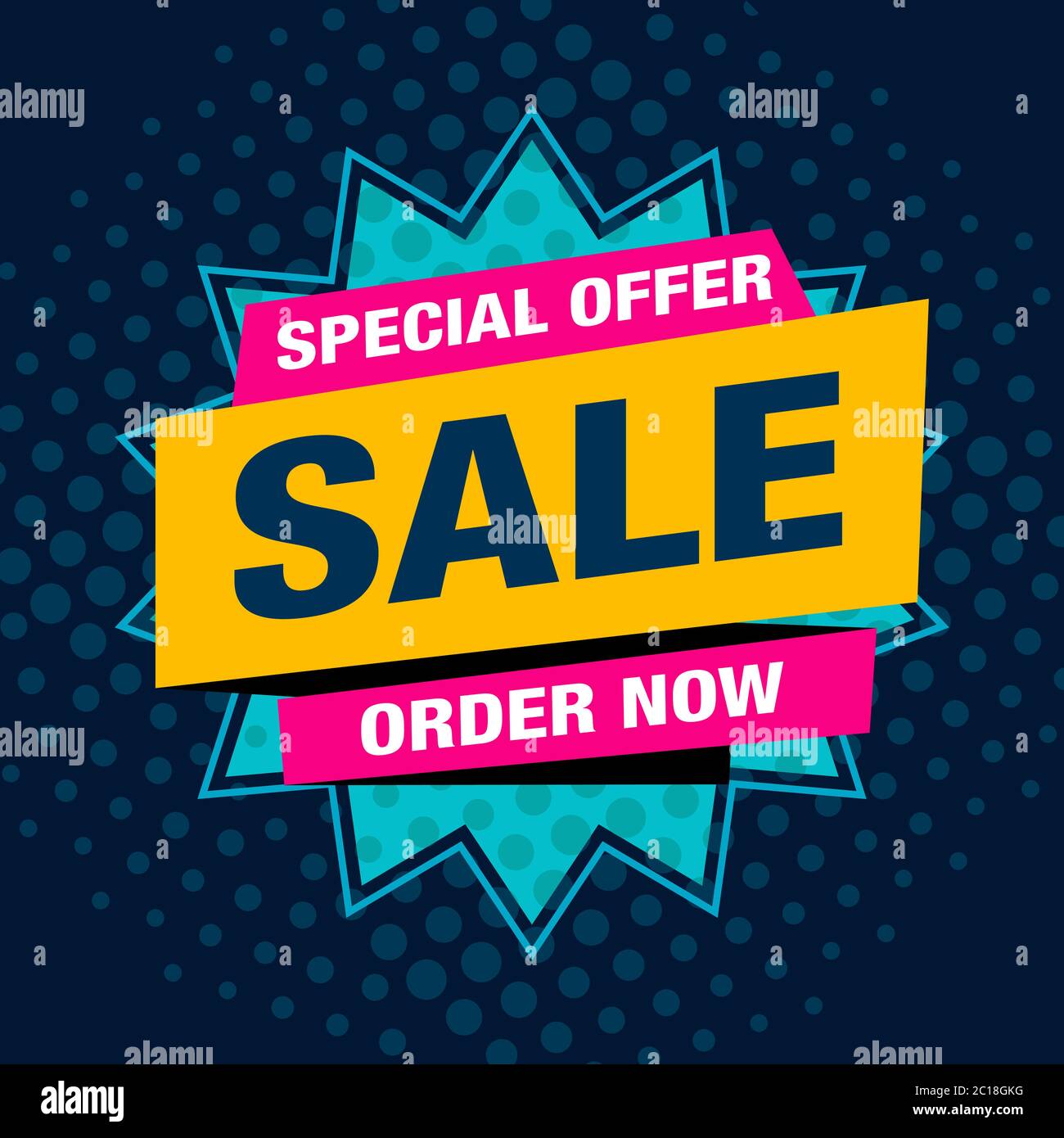 Abstract catchy background design of a promotional product banner ...