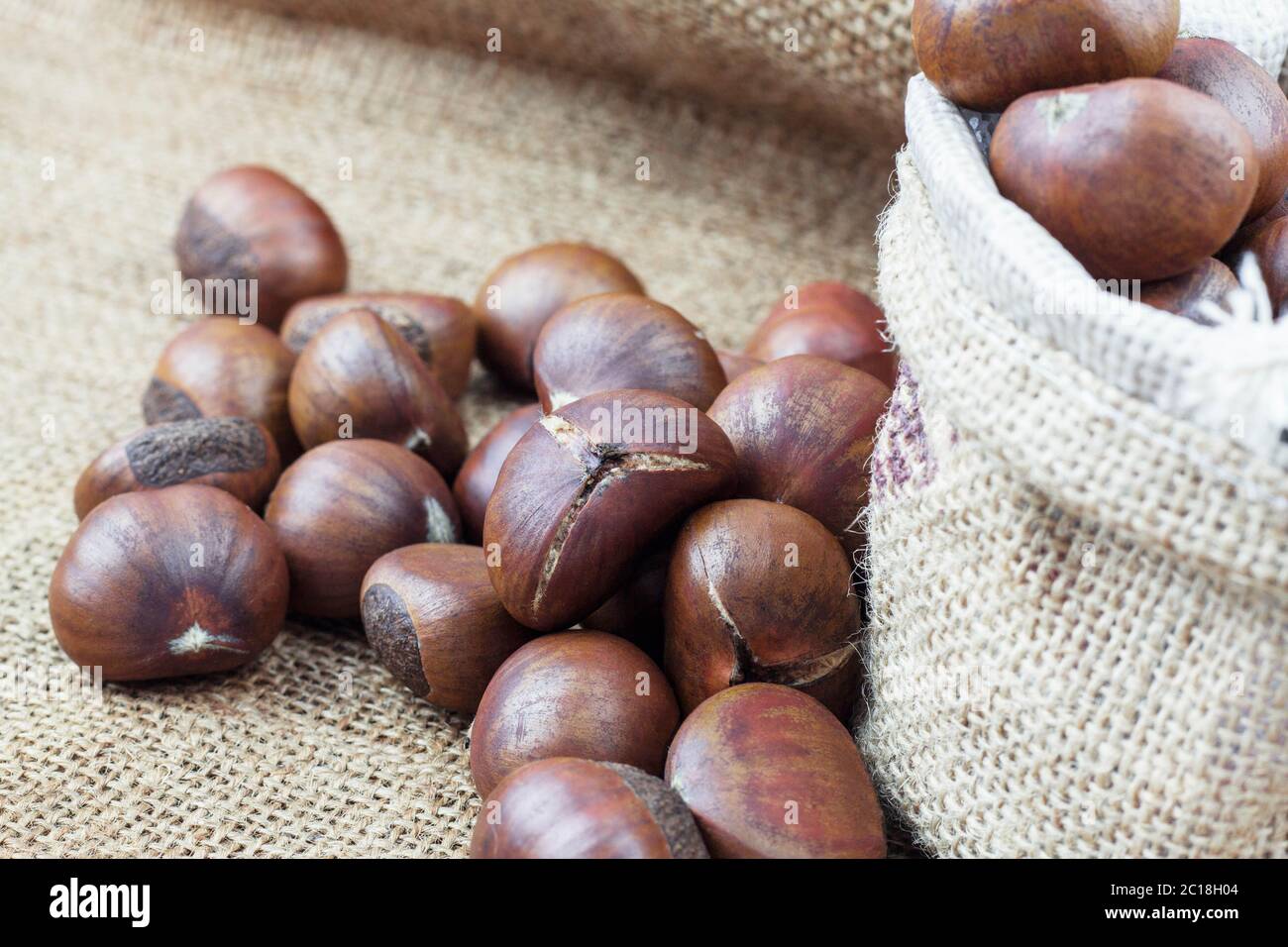 Bag of chestnuts hi-res stock photography and images - Alamy
