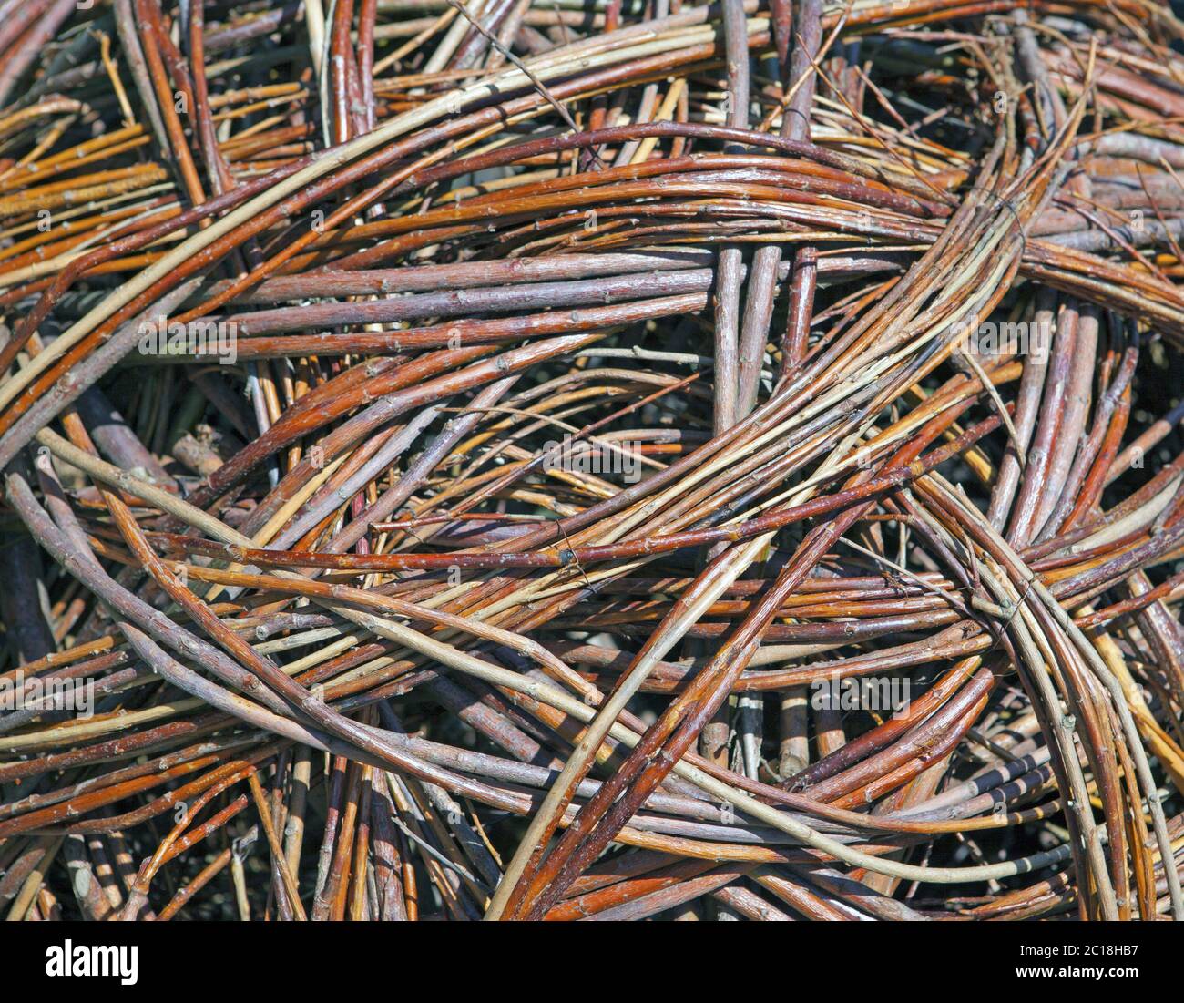 decorative wicker spheres from tangled brushwoods Stock Photo - Alamy