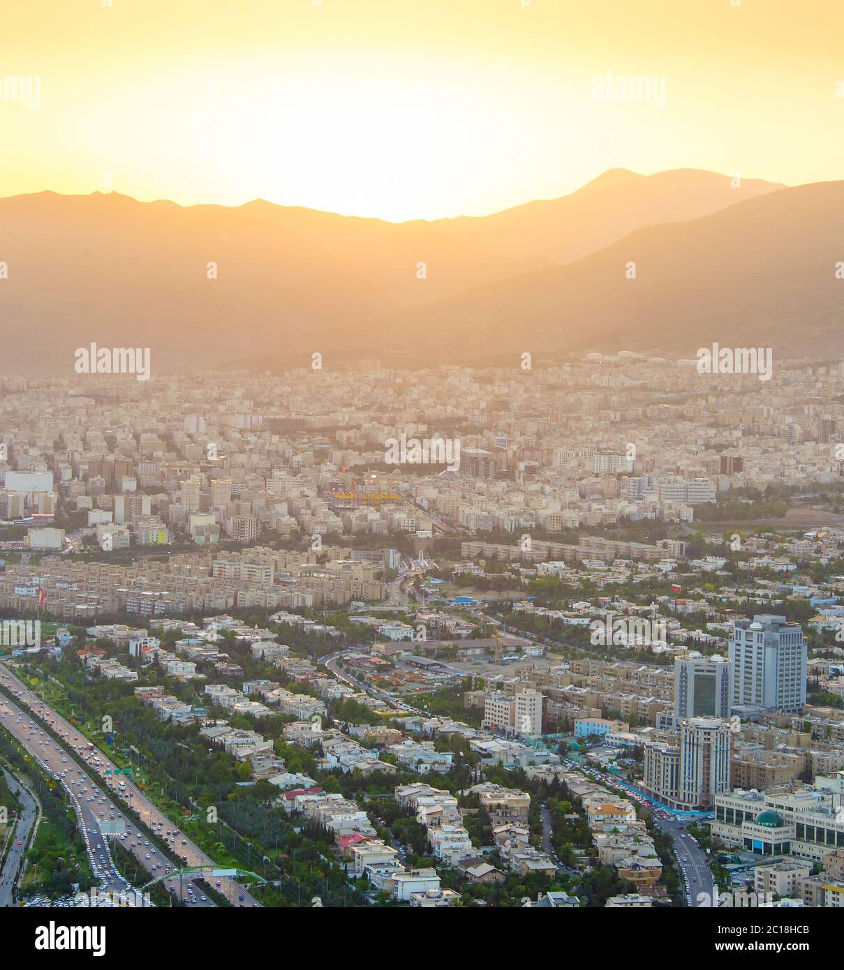 Teheran skyline hi-res stock photography and images - Alamy