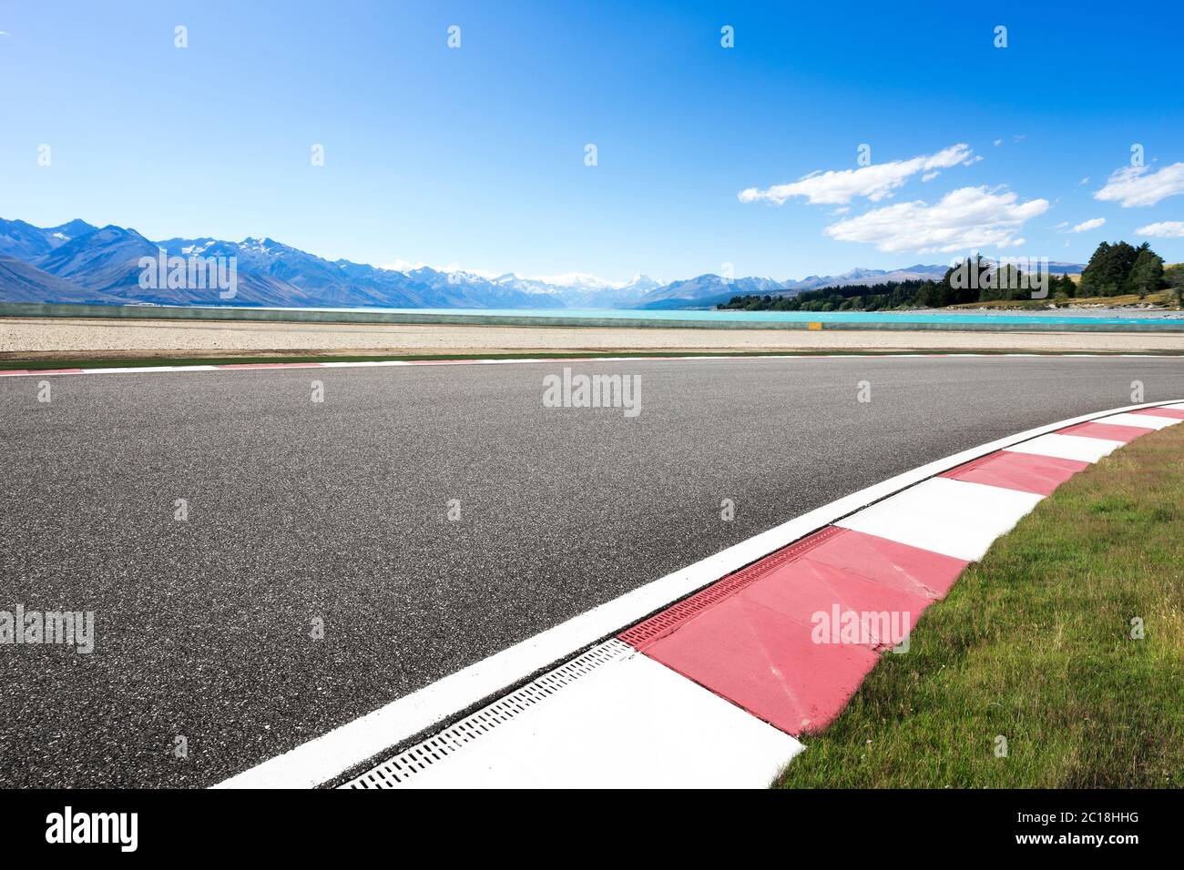 empty asphalt road with beautiful natural scene Stock Photo - Alamy