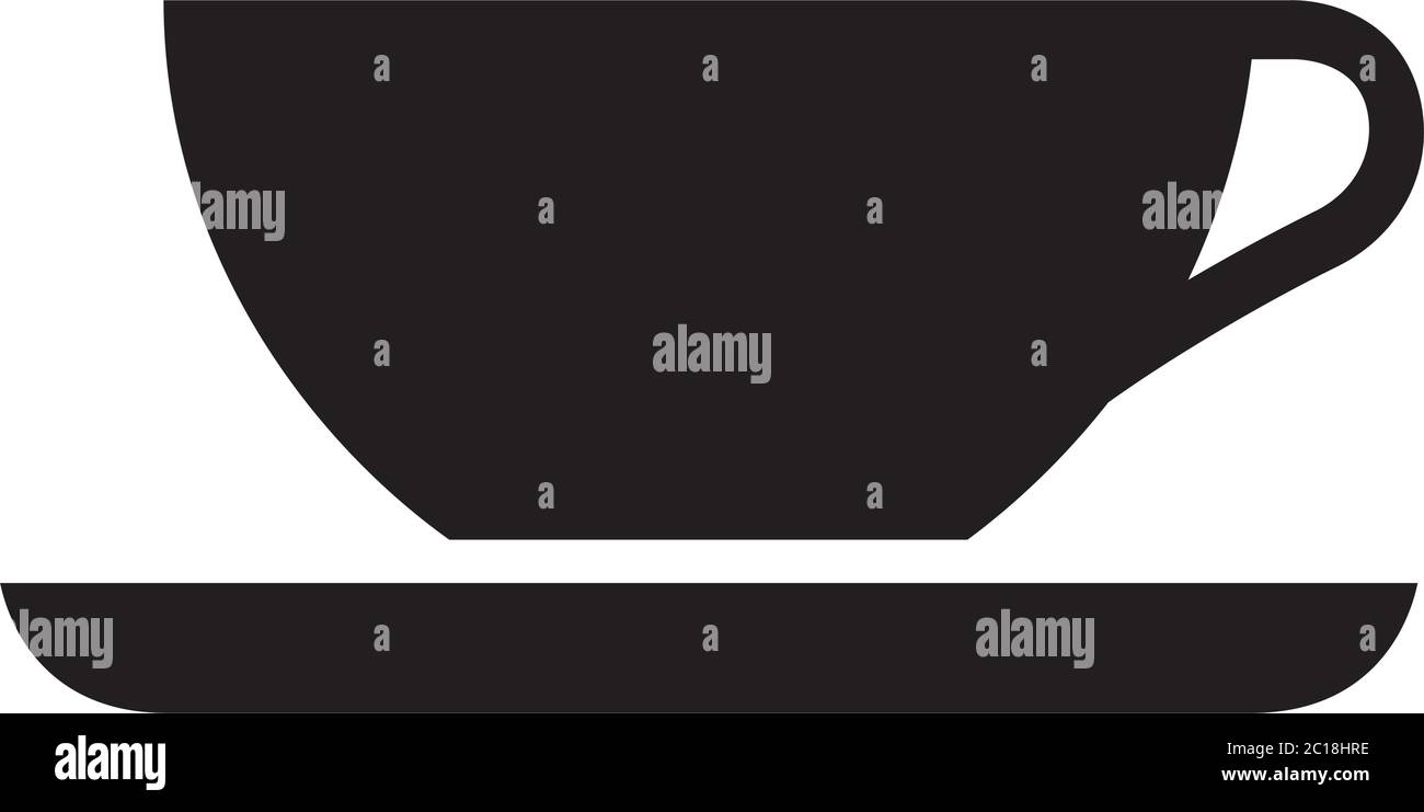 Coffee Cup Empty Icon In Flat Style Vector Icon For Apps, UI, Websites ...