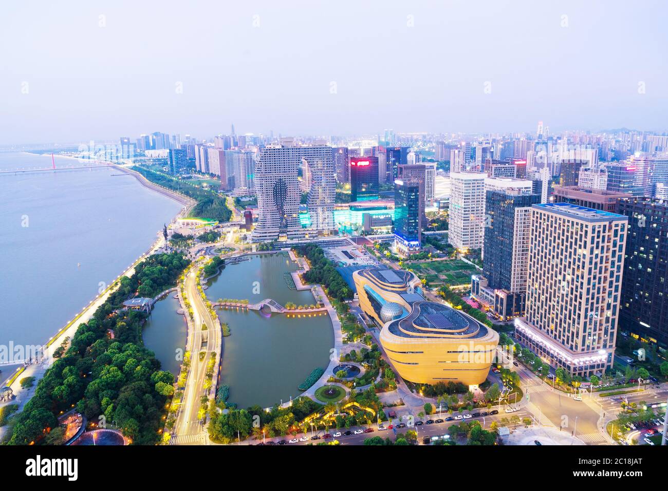 Urban buildings near river hi-res stock photography and images - Alamy