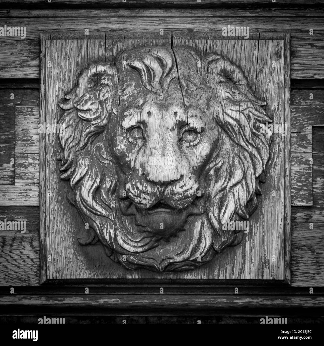 Facade art nouveau building Black and White Stock Photos & Images - Alamy