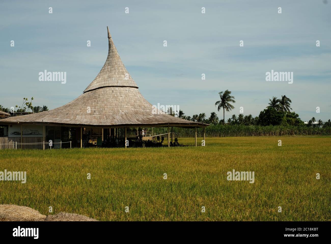 Cottage with sharpen cone on top Stock Photo - Alamy