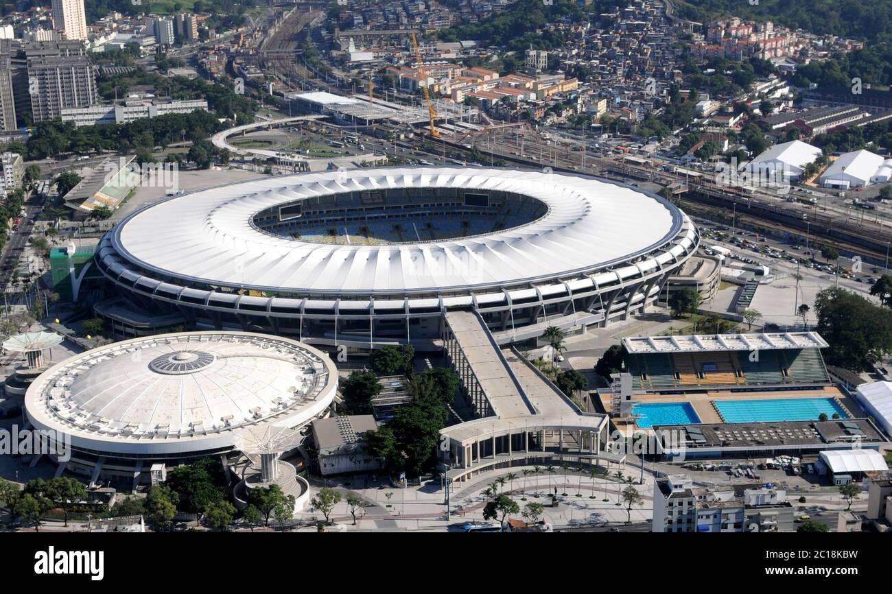 Rio de Janeiro-Brazil 15 June 2020, Maracanã Football stadium, which ...