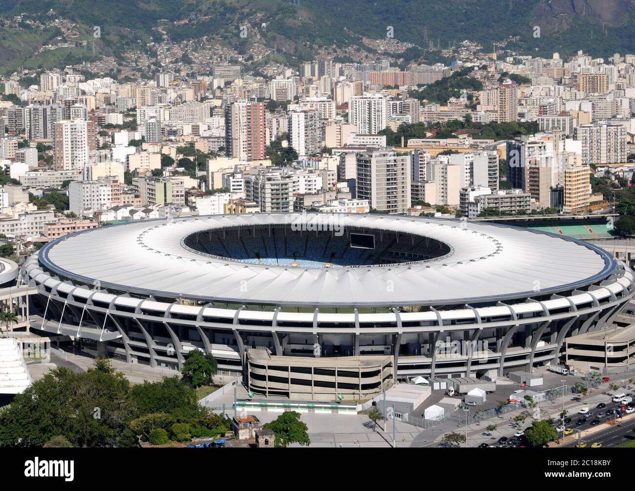Rio de Janeiro-Brazil 15 June 2020, Maracanã Football stadium, which ...