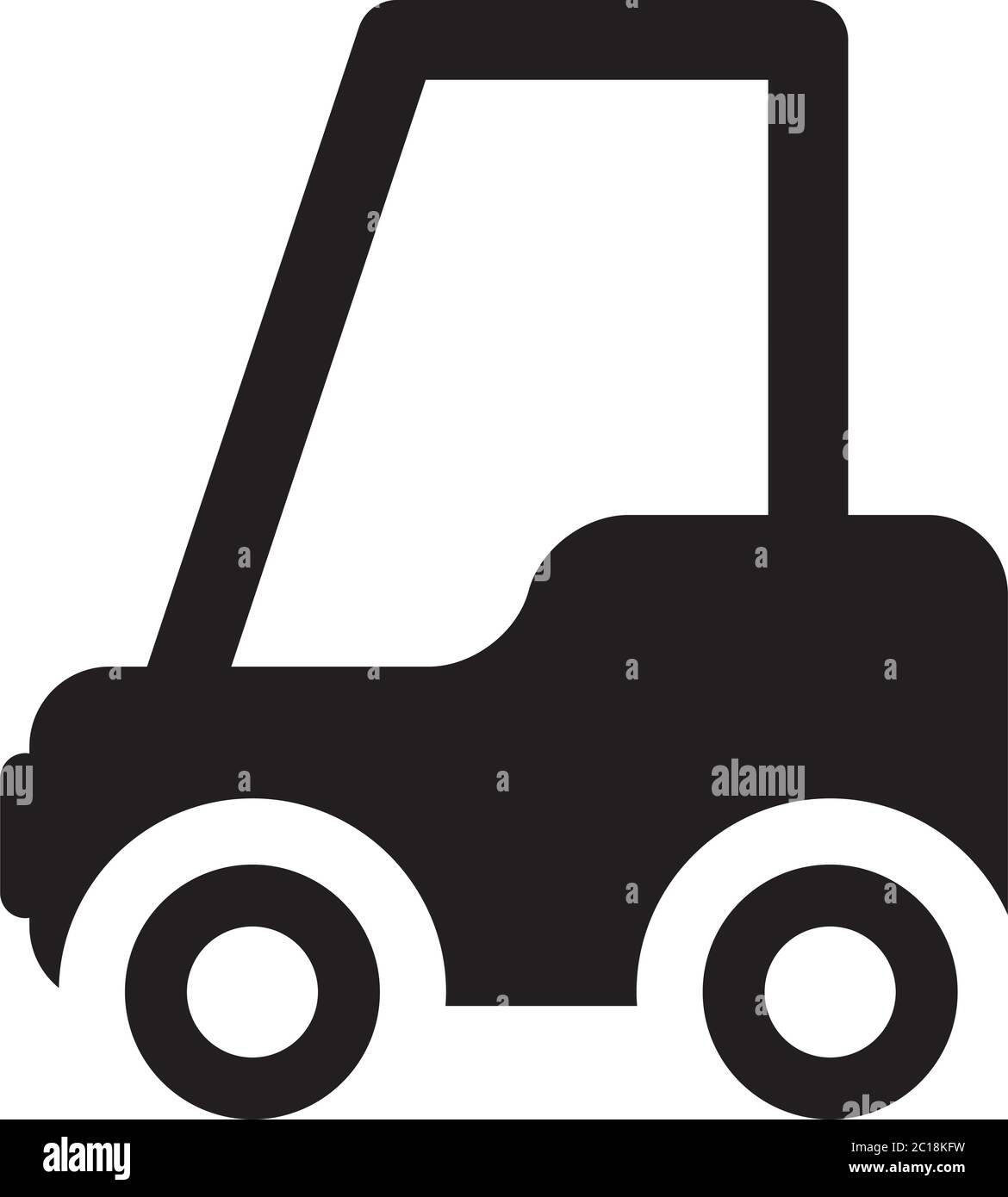 Nano Car Icon In Flat Style Vector For App, UI, Websites. Black Icon ...