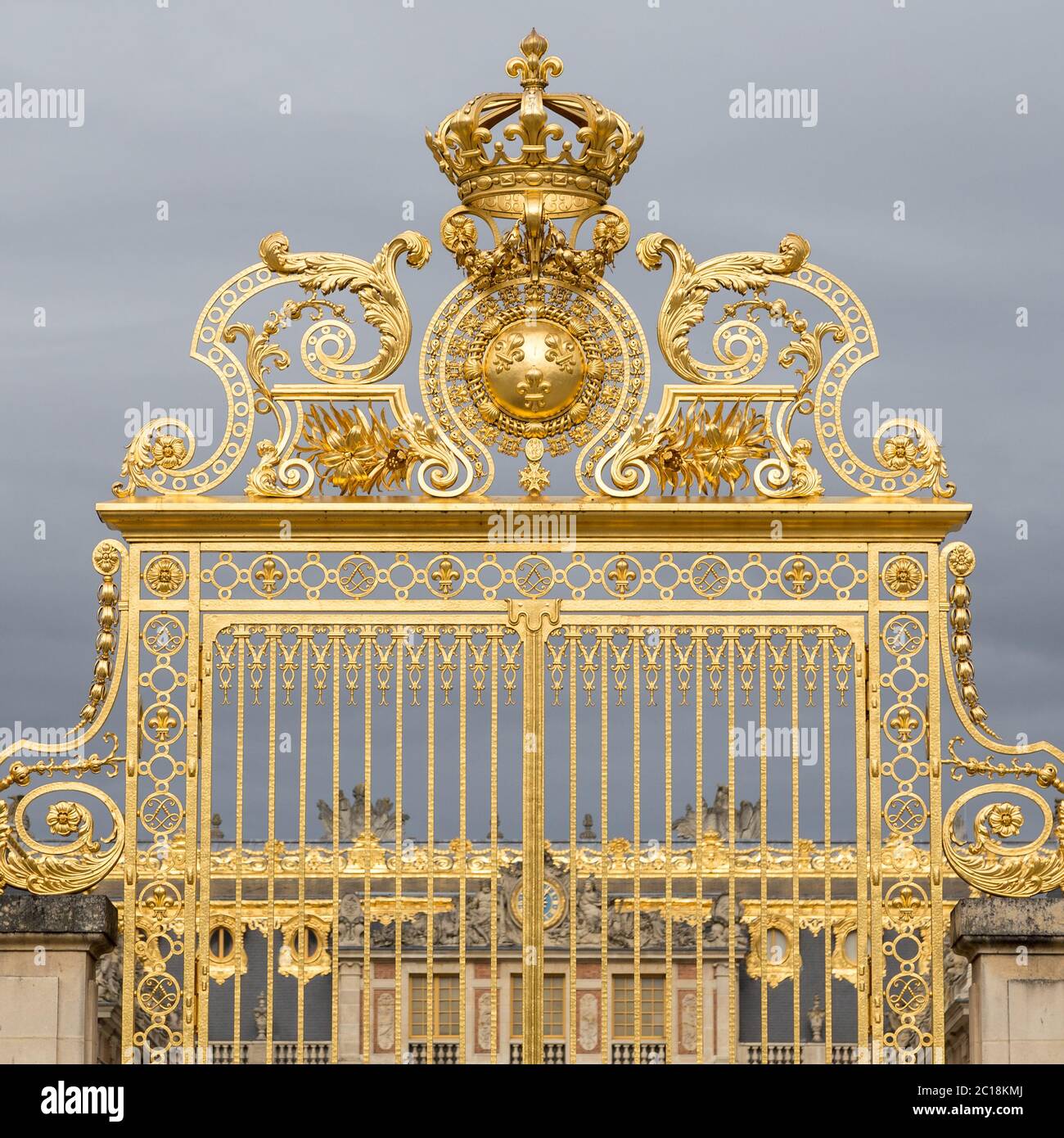 Golden gate royal chateau versailles hi-res stock photography and ...