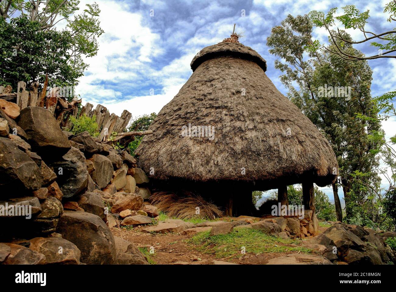 Traditional Konso tribe house, Ethiopia Stock Photo - Alamy