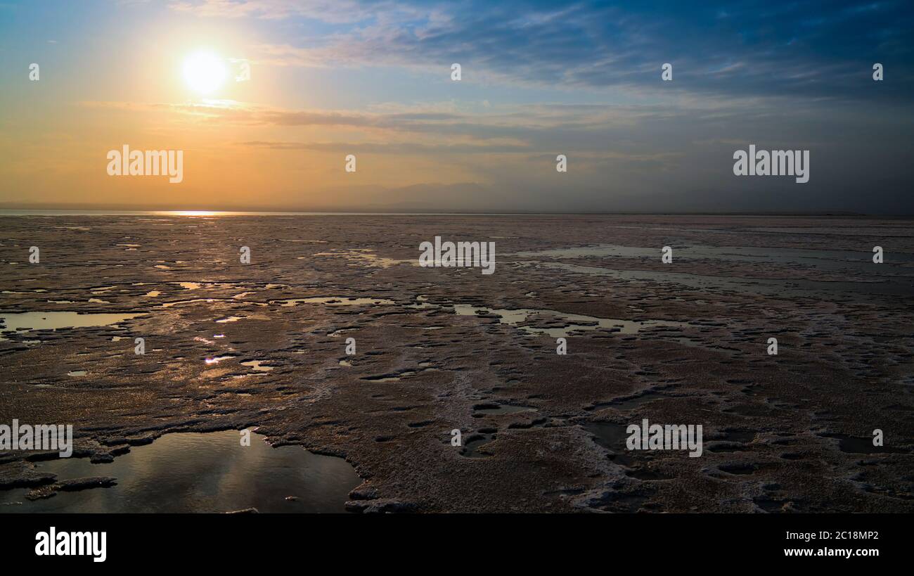 Salt Lake Karum aka Assale or Asale Afar, Ethiopia Stock Photo - Alamy