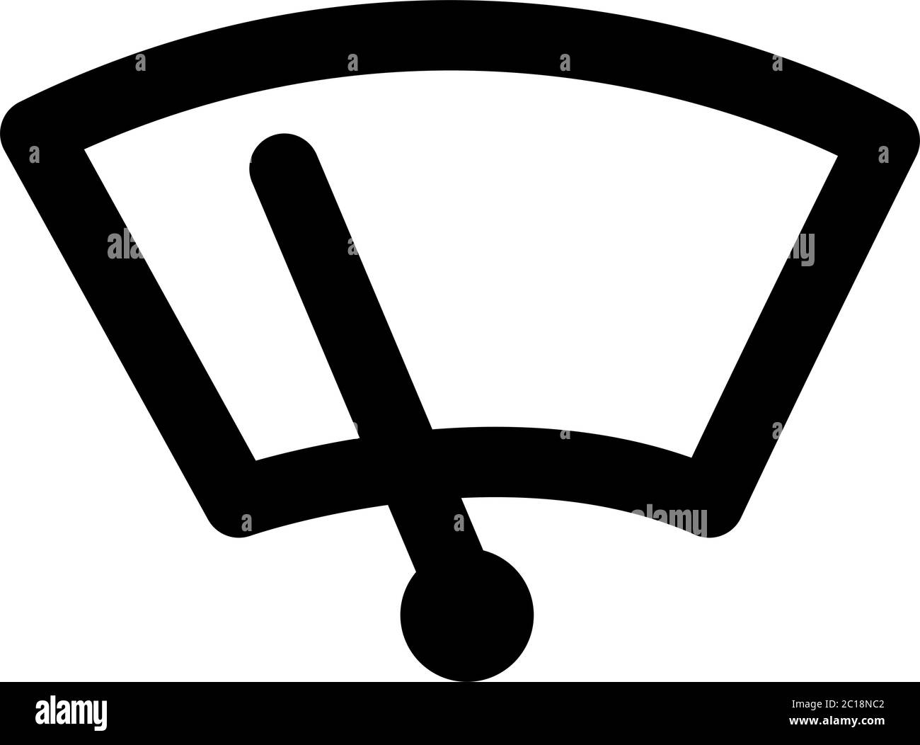 Speedometer Icon In Flat Style Vector For Apps, UI, Websites. Black ...