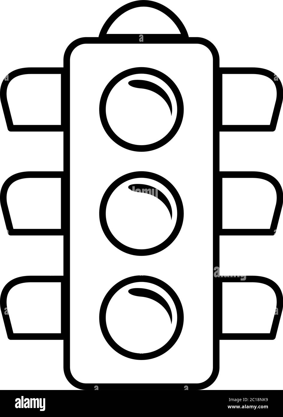 Traffic Signal Clipart Black And White
