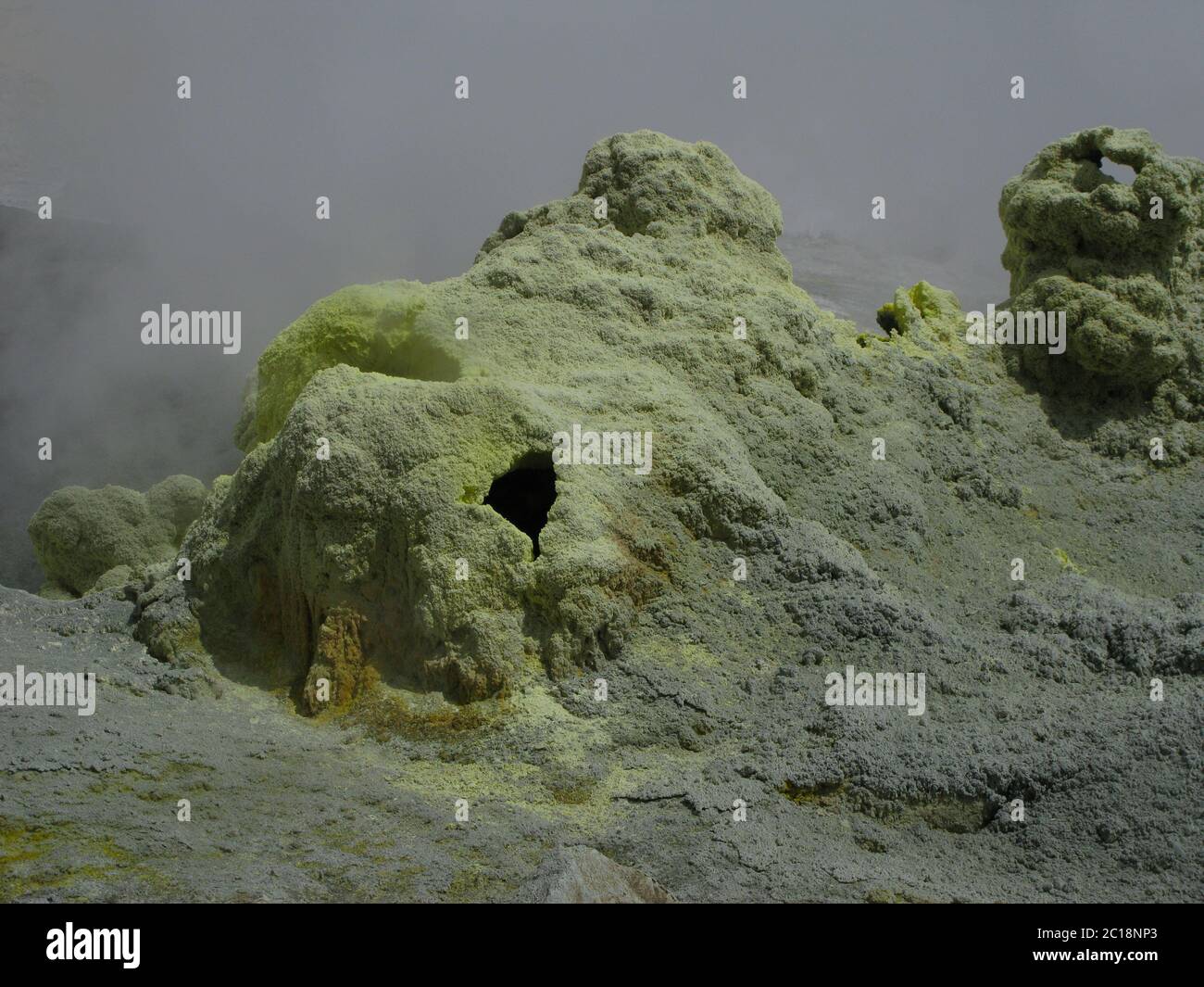 Fumarole in active crater of Mutnovsky volcano, Kamchatka Russia Stock ...