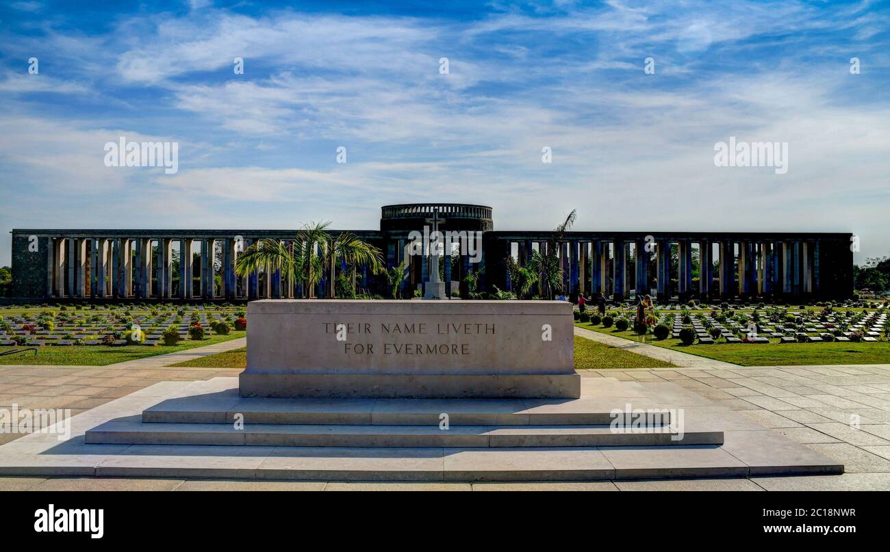 Taukkyan War Cemetery near Yangon, Myanmar Stock Photo - Alamy