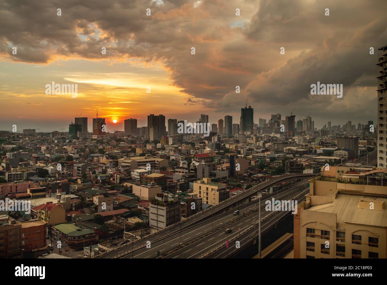 May 25, 2020 beautiful sunset at manila, Manila, Philippines Stock ...