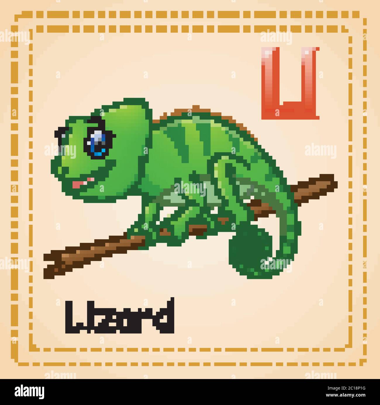 Cartoon chameleon kids Stock Vector Images - Alamy