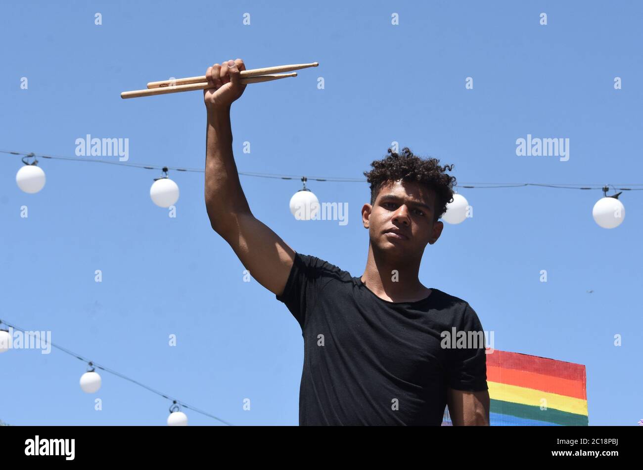 West Hollywood, California, USA 14th June 2020 A general view of ...