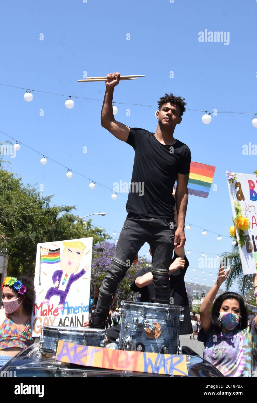 West Hollywood, California, USA 14th June 2020 A general view of ...