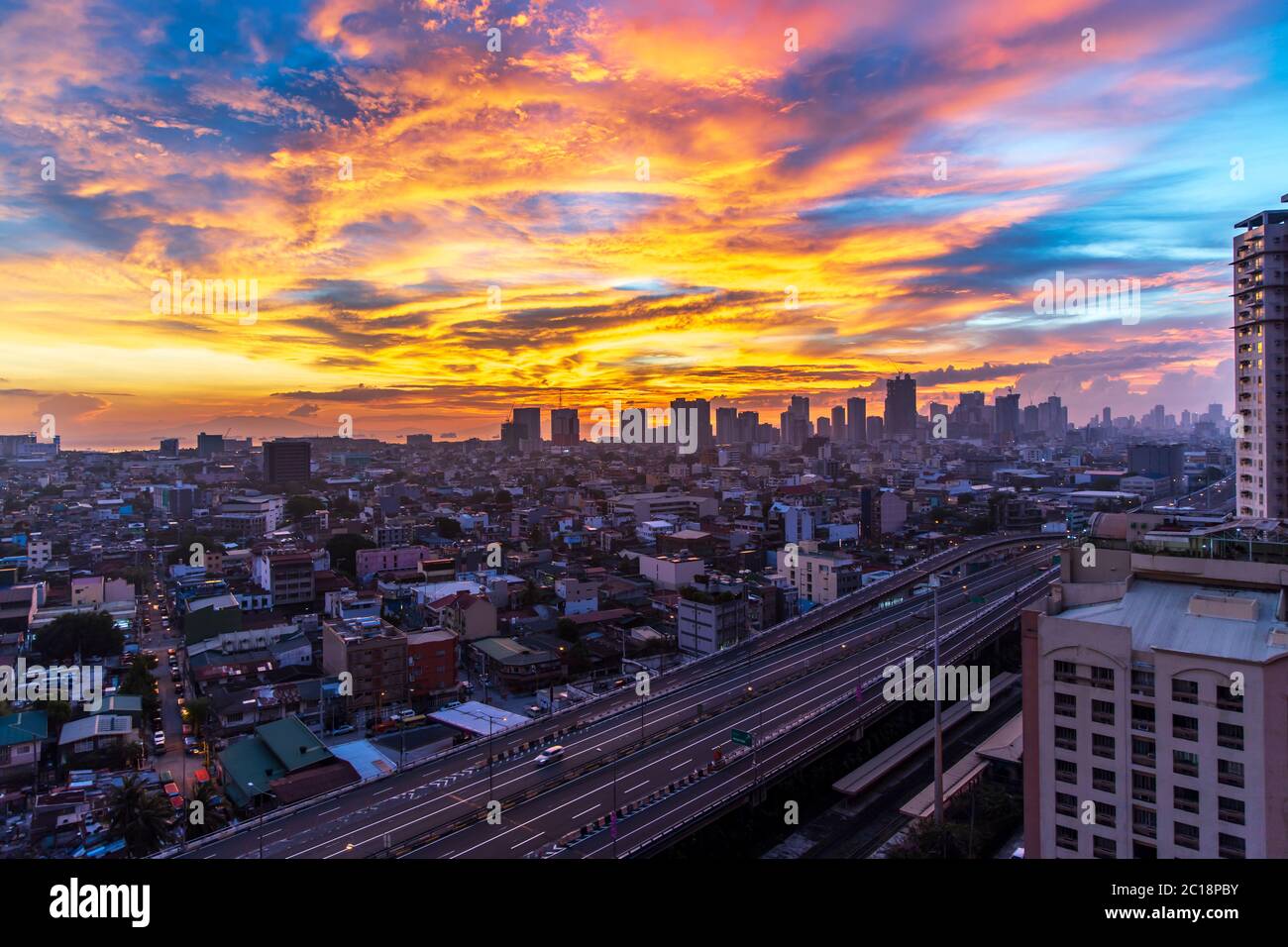 May 16, 2020 beautiful sunset at manila, Manila, Philippines Stock ...