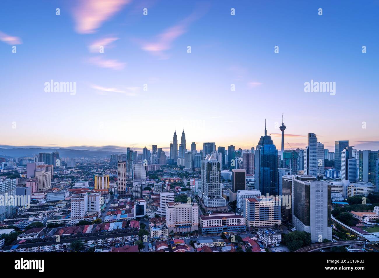 modern buildings in midtown of modern city Stock Photo - Alamy