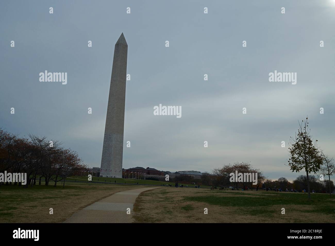National Mall Monument in the city centre of Washington DC Stock Photo ...