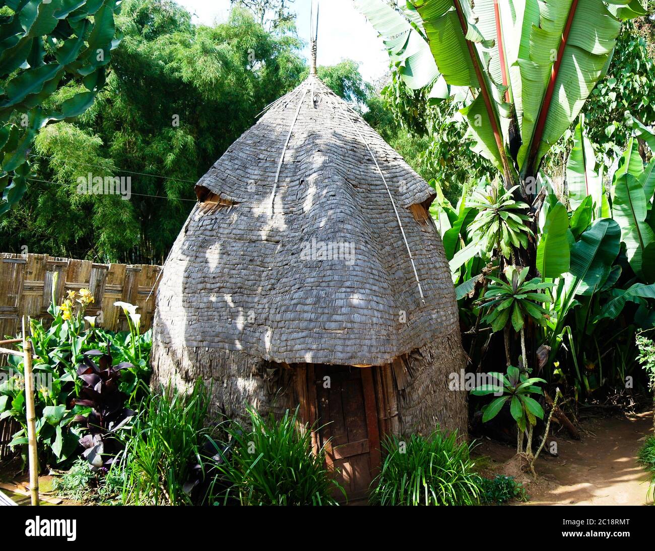 Traditional Dorze tribe house in Chencha , Ethiopia Stock Photo - Alamy