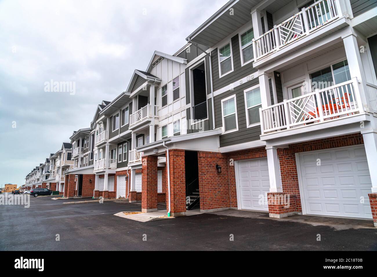 Three Story House Row