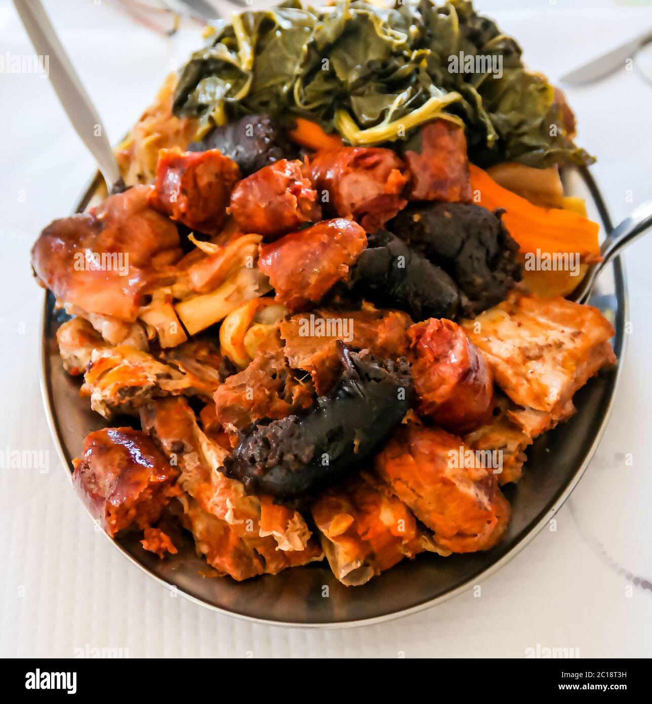 Cozido das Furnas local azorean volcanic meal, Sao Miguel, Azores ...