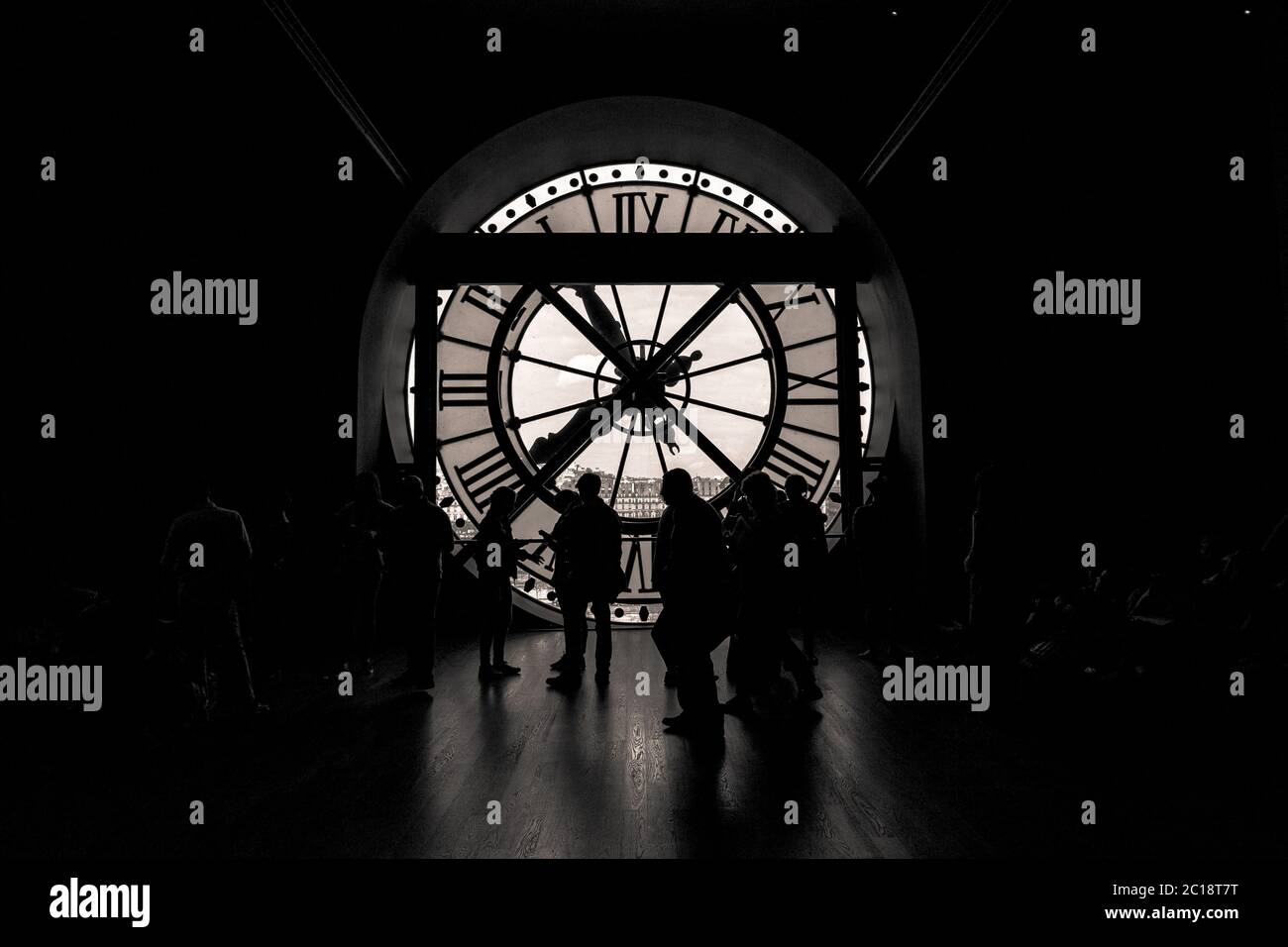 inside view of the clock of Orsay museum in Paris Stock Photo - Alamy