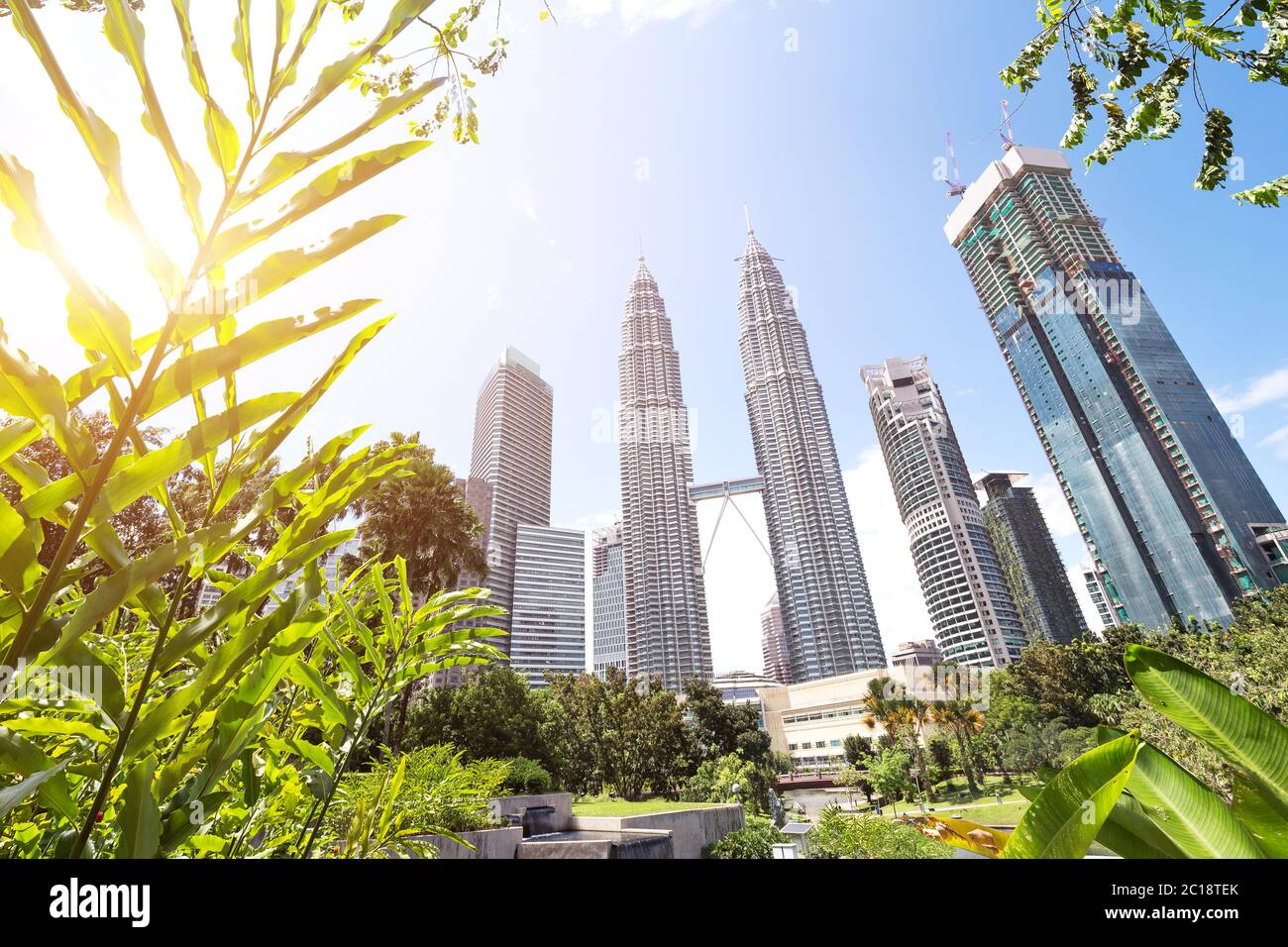 modern buildings in midtown of modern city Stock Photo - Alamy