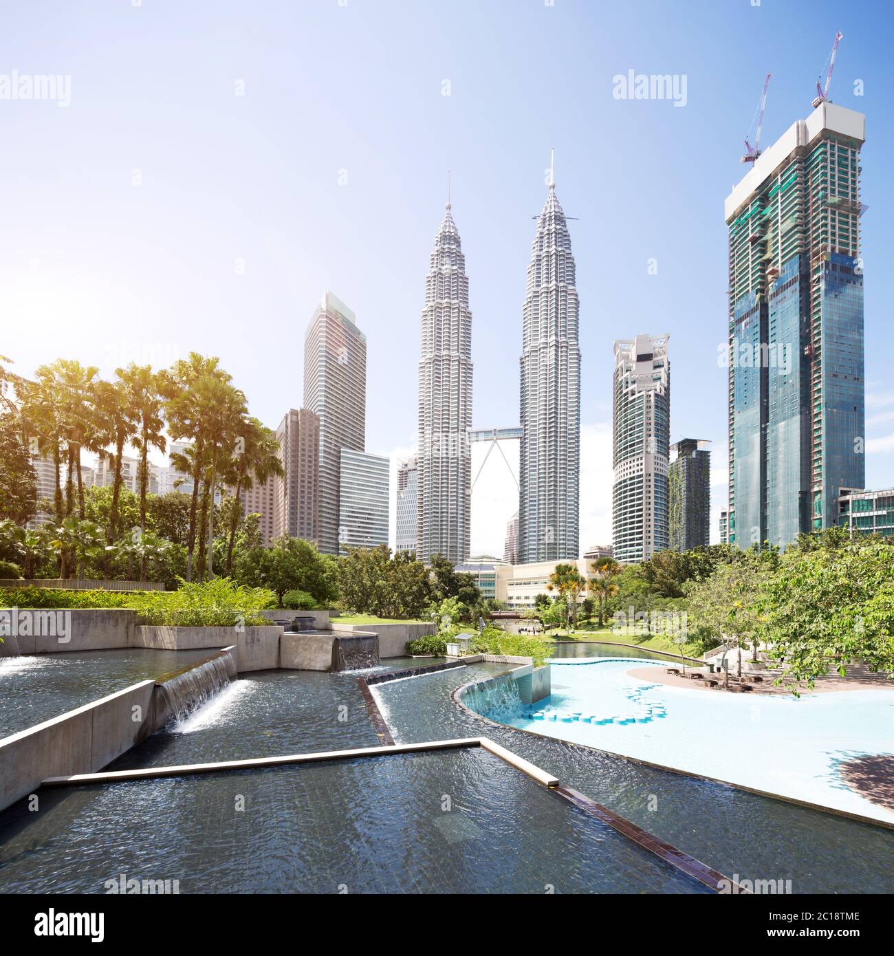 modern buildings in midtown of modern city Stock Photo - Alamy